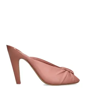 Chloé Leather Suzie Heeled Mules