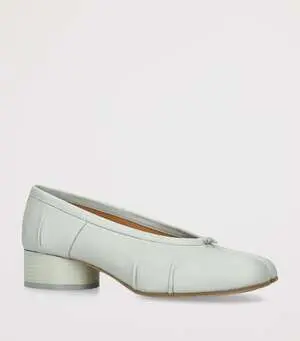 MAISON MARGIELA Leather Tabi Ballerina Pumps