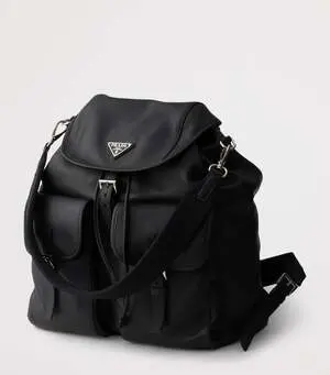 Prada Leather Backpack - Black