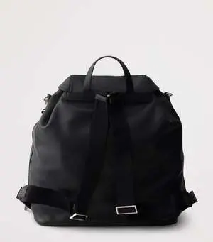 Prada Leather Backpack - Black