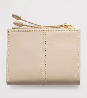 Prada Small Leather Wallet - Neutral