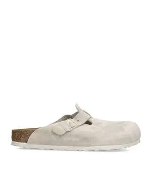 BIRKENSTOCK Suede Boston Clogs