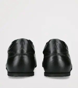 AMI Paris Leather Low-top Sneakers