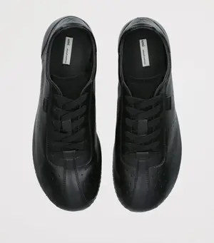AMI Paris Leather Low-top Sneakers