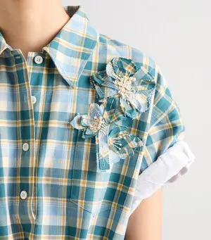 Prada Cotton Shirt Dress - Neutral