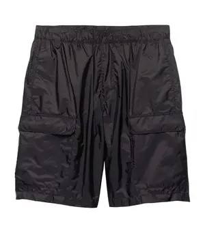 Prada Re-Nylon Swim Shorts Black