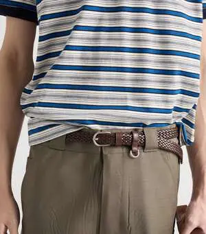 Prada Cotton Stripe T-shirt - Neutral