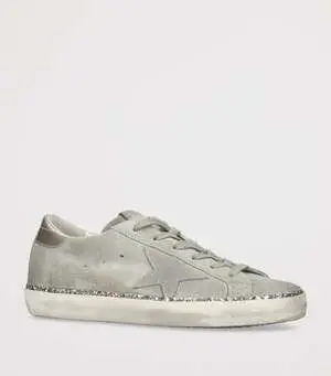 GOLDEN GOOSE Super Star Suede Sneakers - Brown