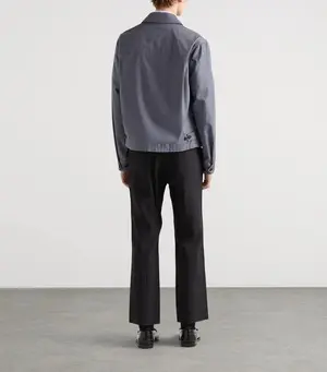 Prada Technical Cotton Zip-up Blouson Jacket