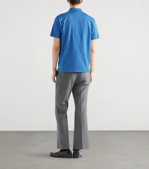 Prada Cotton Piqué Polo Shirt - Turquoise