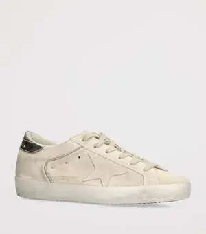 GOLDEN GOOSE Super Star Suede Sneakers - Beige