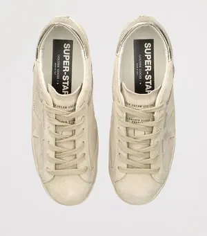 GOLDEN GOOSE Super Star Suede Sneakers - Beige