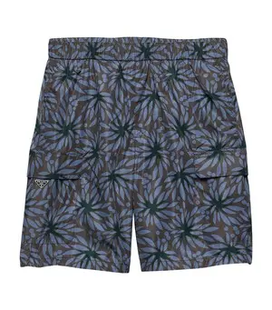 Prada Re-nylon Swim Trunks - Grey