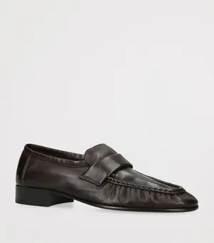 THE ROW Soft Leather Loafers