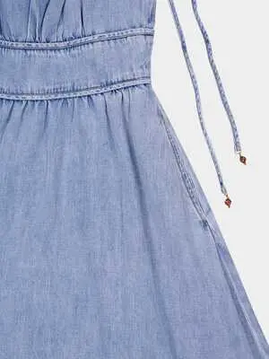 Zimmermann Wanderlust Denim Picnic Dress - Blue