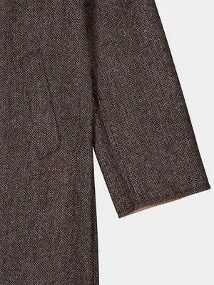 Prada Reversible Cotton Buttoned Coat - Brown
