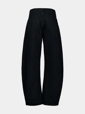 FRAME Sutro Dark Zip Wide-leg Jeans