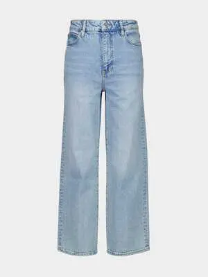FRAME Dolly Light Wide-leg Jeans