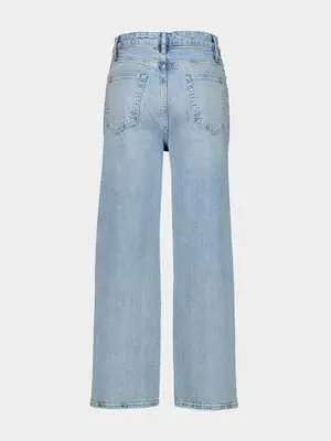 FRAME Dolly Light Wide-leg Jeans