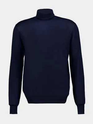 Saint Laurent Long-sleeve Wool-cashmere Turtleneck