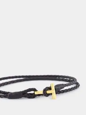 TOM FORD Dark Braided T Bracelet