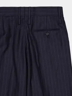 FERRAGAMO Pinstripe Wool Wide-leg Trousers