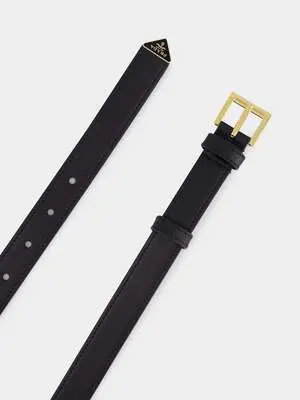 Prada Calf Leather Belt - Black