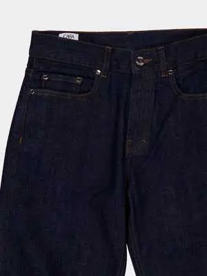 Casablanca Indigo Laurel Selvedge Jeans - Blue