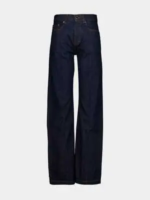 Casablanca Indigo Laurel Selvedge Jeans - Blue