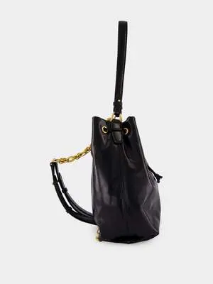 Balmain Pulse Calfskin Leather Backpack - Black