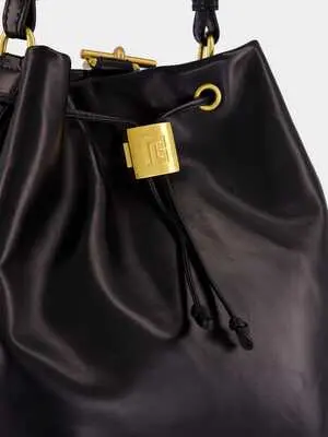 Balmain Pulse Calfskin Leather Backpack - Black