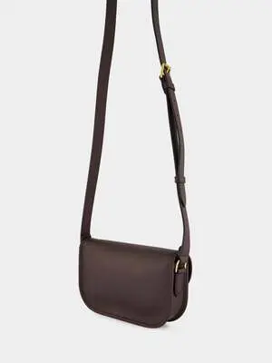 Valentino Garavani Small Antibes Leather Shoulder Bag - Brown