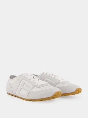 Balmain Racer 45 Leather Trainers