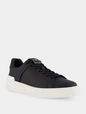 Balmain B-court Leather Sneakers