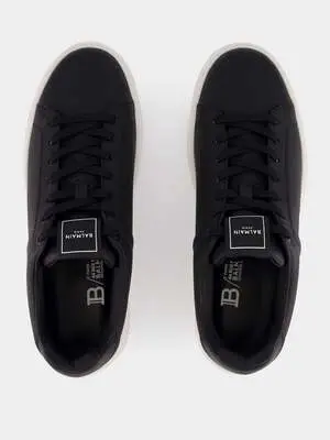 Balmain B-court Leather Sneakers