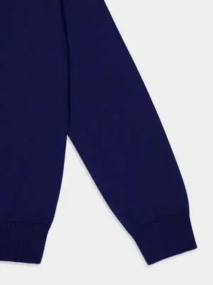 Fendi Wool Long-sleeve Polo - Blue