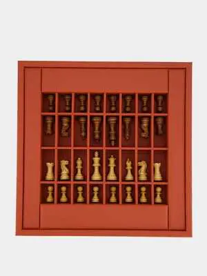 Hector Saxe Paris Buffalo Leather Chess Box