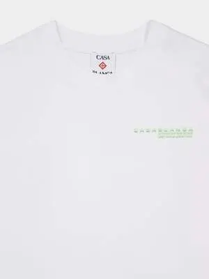 Casablanca White Glitch Orchid Long-sleeve T-shirt - Multicolour