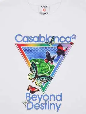Casablanca White Beyond Destiny Tennis Club T-shirt - Multicolour