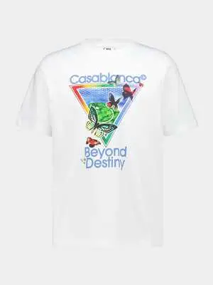 Casablanca White Beyond Destiny Tennis Club T-Shirt Multicolour