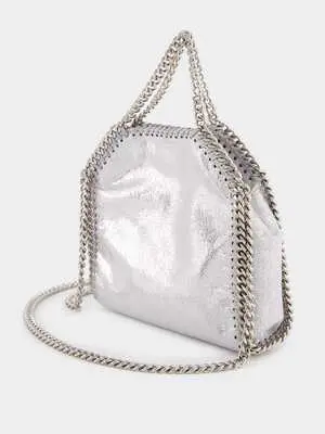 Stella McCartney Tiny Falabella Tote - Silver