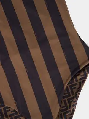 Fendi Ff Pequin Reversible Swimsuit