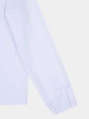 Prada Astro Cotton Mandarin Shirt - Blue