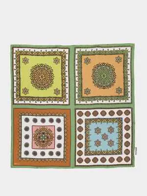 ALEMAIS Contina Tiles Printed Silk Scarf