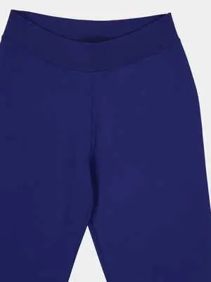 Stella McCartney Iconic Flared Knit Trousers - Blue