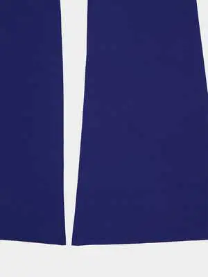 Stella McCartney Iconic Flared Knit Trousers - Blue