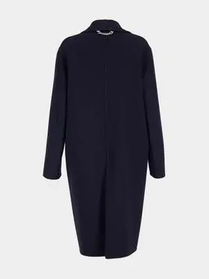 Stella McCartney Iconic Wool Coat - Blue