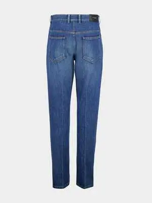 Givenchy Medium Shadow Washed Straight Jeans