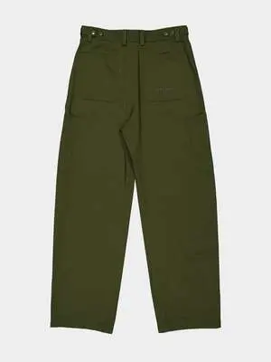 Givenchy Cotton Twill Cargo Trousers - Green