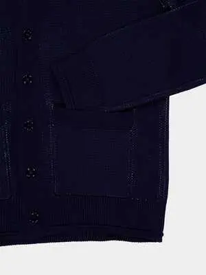 Givenchy Cotton V-neck Cardigan - Blue